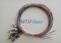 China ST 0.9mm Breakout Fiber Optic Pigtail , 12 core Optical Cable for sale