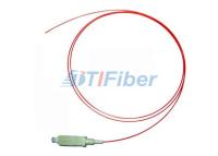 China OM1 62.5/125 SC Fiber Optic Pigtail 0.9mm OFNP Cable Low Insertion Loss for sale