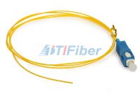 China Fiber Optic Pigtail Multimode ST UPC for Fiber Patch Panel and Fiber Adapter for sale