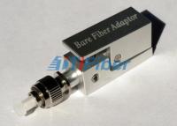 China Compact Bare FC Fiber Optic Adaptor Ceramic Sleeve Metal Housing 0.20dB Loss for sale