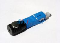 China Round SC Bare Optical Fiber Adapter for FC/SC/ST/LC Connectors with ≤0.3dB Insertion Loss and -40°C to 75°C Operating Range for sale