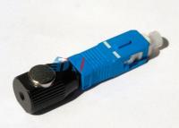 China Round SC Bare Optical Fiber Adapter for FC/SC/ST/LC Connectors with ≤0.3dB Insertion Loss and -40°C to 75°C Operating Range for sale