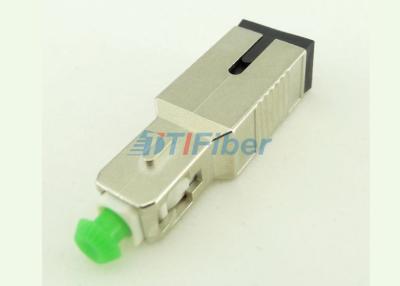 China 15dB SC APC Fiber Optic Attenuator Female to Male Metal Housing 1310nm 1550nm for sale