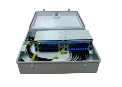 China IP65 Outdoor Fiber Optical Distribution Box with PLC Splitter - 350×340×120mm, 32 Core Capacity for sale