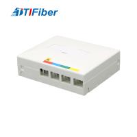 China 4 Port Mini Fiber Optical Terminal Rosette Box For FTTH for sale