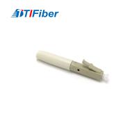 China Multimode LC UPC Fiber Quick Connector Plastic Fast Connector for FTTH Solution 0.2dB for sale