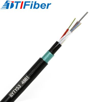 China GYFTY53 12 24 Core Outdoor SM Direct Burial Fiber Cable for sale
