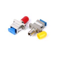 China SC/UPC to ST/UPC Metal Fiber Optic Hybrid Adapter IEC 61754-13 Singlemode for sale