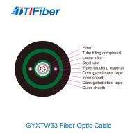 China GYXTW53 G652D SM 24 48 Core Armoured Fiber Cable for sale