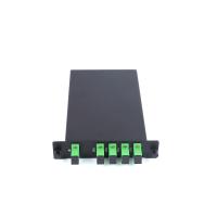 China 1x4 SC APC PLC Splitter Box Insert Type 1310nm 1550nm Fiber Optic Splitter for sale