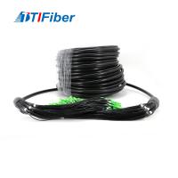 China Singlemode 144 Core Fiber Optical Patchcord Outdoor SC / APC-SC / APC for sale