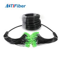 China Singlemode 144 Core Fiber Optical Patchcord Outdoor SC / APC-SC / APC for sale