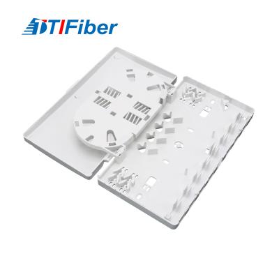 China 8 Ports 86 Type Fiber Optic Mini Termination Box FTTH Wall Mounted 186x116x41mm IP65 Rated for sale