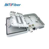 China ABS Material Fiber Optic Distribution Box FTTH Wall Mounted 12 Core 10 Years Warranty for sale