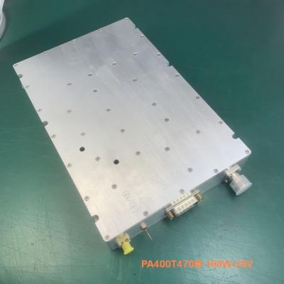 China 100W RF Power Amplifier 400-470MHz with 50dB Gain and 28V DC Input for Communication Systems for sale