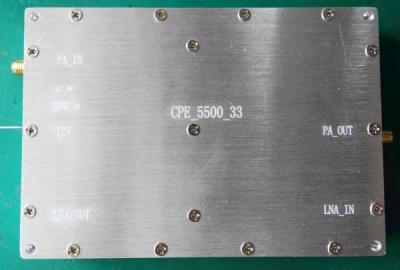 China C Band 5G NR Broadband Power Amplifier 33dBm 5100-5900MHz TD-LTE COFDM Signal 12V for sale