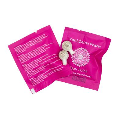 China Good quality factory directly wholesale yoni clean point tampon private label pure organic herb detox yoni pearls for sale