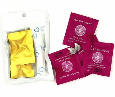 China 1pc/Foil Bag Yoni Care Detox Pearls Medical Applicator Yoni Steam Pearls for sale