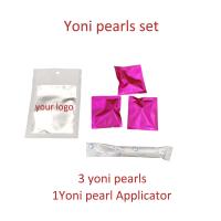 China Vacuum Packaging Yoni Pearls Clean Point Tampons Womb Detox Pearls 3 In 1 for sale