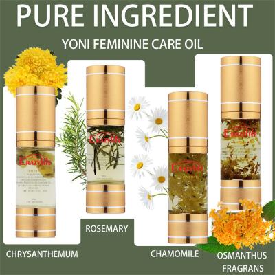 China Safflowers Rose Rosemary Lily Jasmine Massage Yoni Essential Oil For Women for sale