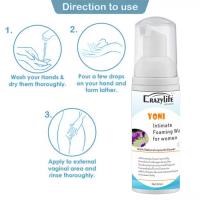 China Female Daily Care Plant-Based Yoni Feminine Wash Gel 90ml/Bottle for sale