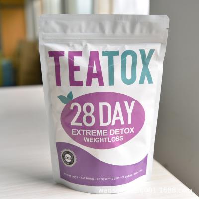China OEM Parasite Cleanse 28 Days Flat Tummy Detox Tea Sweet Aftertaste for sale