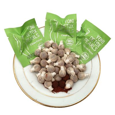China Customized 100% Herbal Yoni Detox Pearls Tampons yoni Beauty Wellness Yoni Pearls for sale