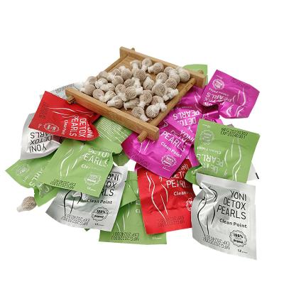 China Yoni Pearls Detox Herbal Pearls Clean Point Tampon yoni detox pearls For Womb Wellness for sale