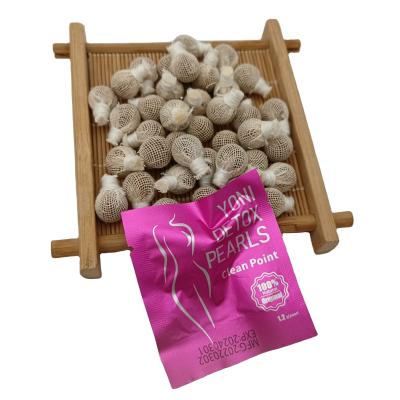 China Private label Chinese herbal yoni pearls original detox pearl yoni tampon for sale