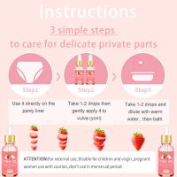 China Yoni Tightening  Oil Strawberry Essential Oil Feminine Oil Eliminates Odor Restores Ph Balance for sale