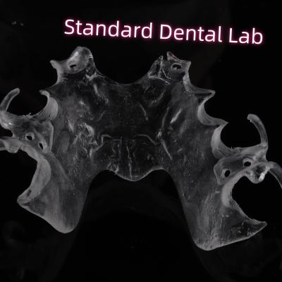 China FDA Cobalt Chrome High Esthetic Clear Framework Partial for sale