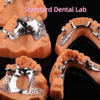 China Printed CoCr Denture Skelete Chrome Metal Partial Denture Design for sale