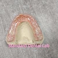 China Pink Combo Dental Night Guard Soft And Hard With Glitter for sale