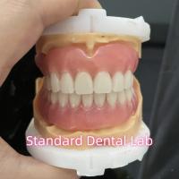 China OEM Standard Dental Lab Full Removable Dentures Easy To Take In And Out for sale