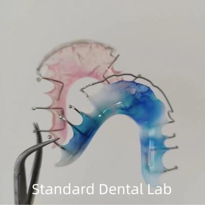 China Hawley Wrap Around Orthodontic Retainer Dental Acrylic Palate for sale