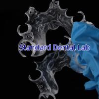 China Clear framework Acrylic Metal Partial Denture Frameworks High Esthetics China dental lab for sale
