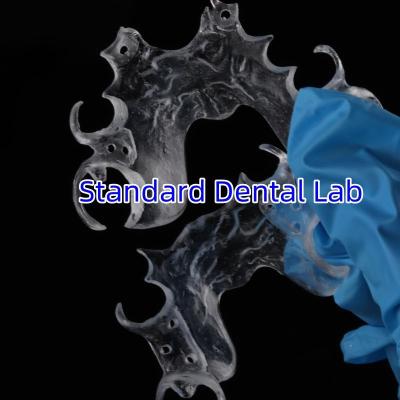 China Clear framework Acrylic Metal Partial Denture Frameworks High Esthetics China dental lab for sale