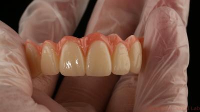 China Porcelain All On Four Zirconia Bridge High Esthetics Dental Implant Bridge for sale