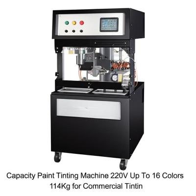 China Capacity Paint Tinting Machine 220V Up To 16 Colors 114Kg for Commercial Tintin for sale