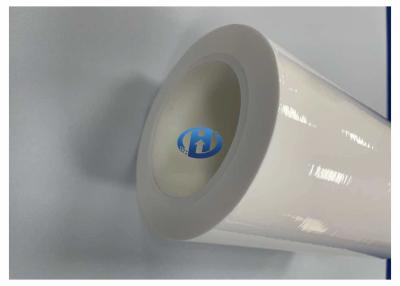 China 60 μm High Density Polyethylene Film White UV Cured No Silicone Transfer for sale