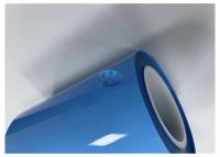 China 120 μm Blue HDPE Film, UV Cured Silicone Coating Film Without Silicone Transfer No Residuals for sale