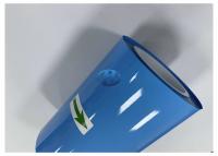 China 120 μm Blue HDPE Film, UV Cured Silicone Coating Film Without Silicone Transfer No Residuals for sale