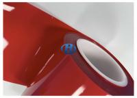 China 120 μm Red LDPE Film Single Side UV Cured Silicone Coating Film Without Silicone Transfer No Residuals Mainly for Tape for sale