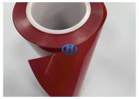 China 120 μm LDPE Release Film Red Double Side UV Cured Silicone Coating film mainly for tape applications for sale