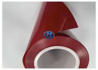 China 120 μm LDPE Release Film Red Double Side UV Cured Silicone Coating film mainly for tape applications for sale