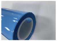 China 35 μm Low Density Polyethylene Film Blue Silicone Coating PE Film for Tape application for sale