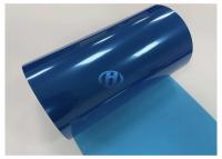 China 50μm Blue PET Silicone Release Film Single Side UV Cured Excellent Properties in Release force and Subsequent Adhesion for sale