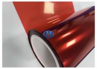 China 50 μm PET Red Non Silicone Release, Used as waste discharge films in 3C industries for sale