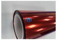 China 20 μm Red PET Non Silicone Release Film, used as waste discharge films in 3C industries for sale