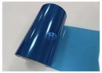 China 36 μm Blue PET Silica Gel Coating Film for Metal Plastic Glass in 3C industries for sale